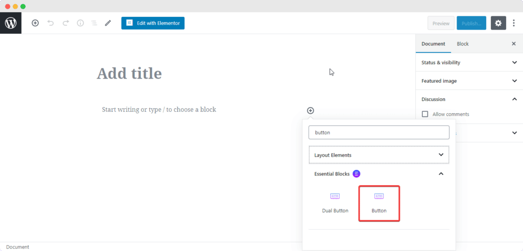 EB Button - Essential Blocks