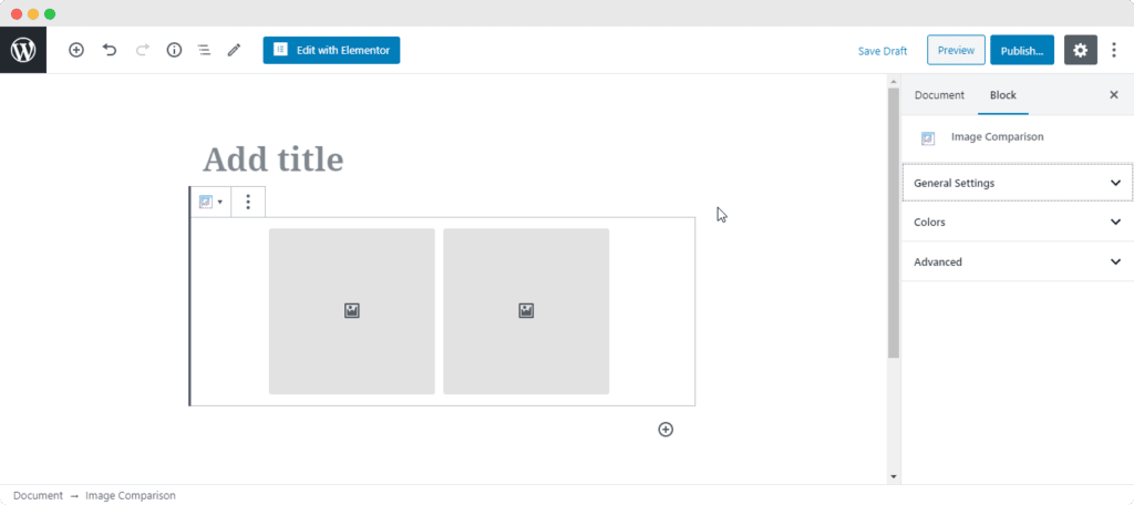 EB Image Comparison - Essential Blocks