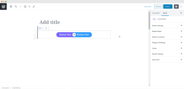 EB Dual Button - Essential Blocks