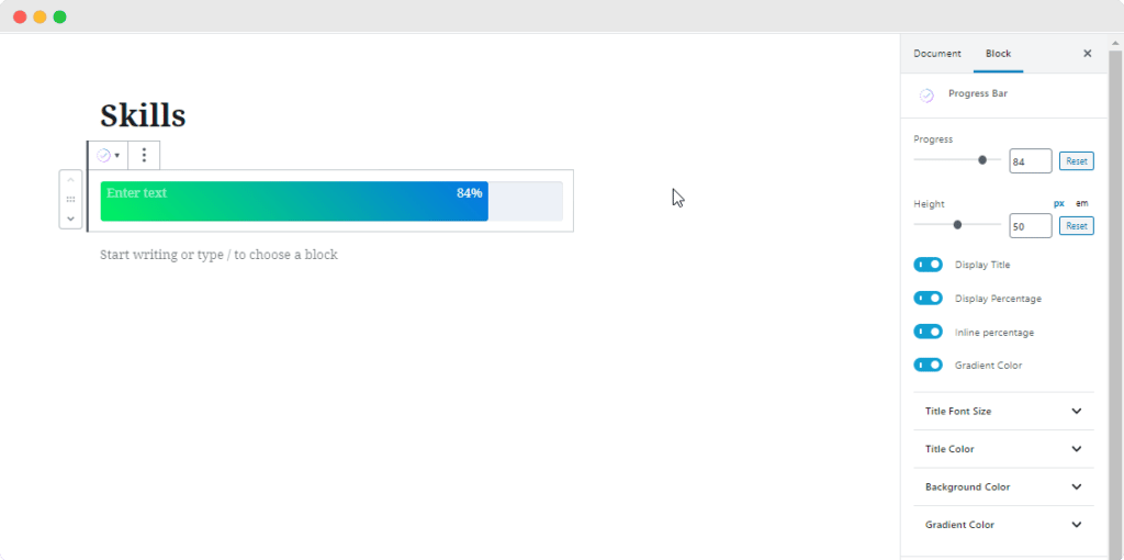 EB Progress Bar - Essential Blocks
