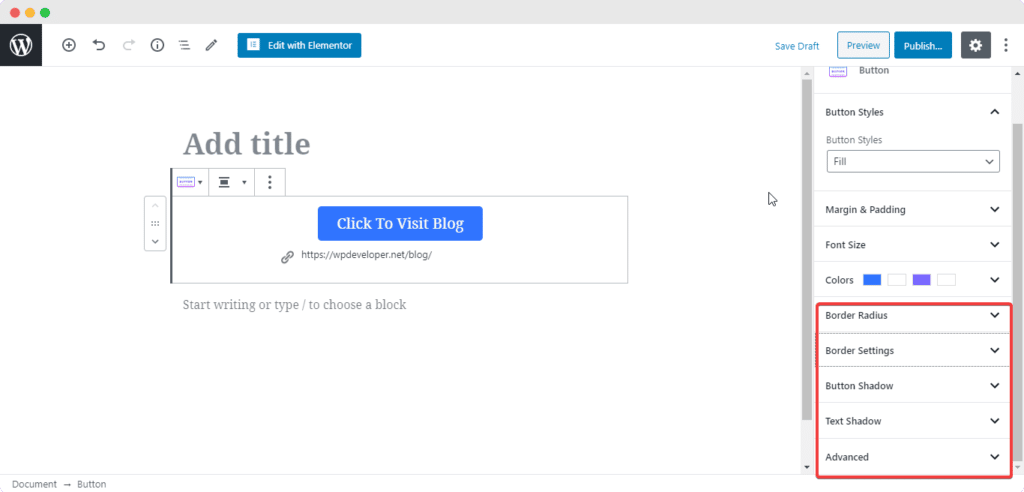 EB Button - Essential Blocks
