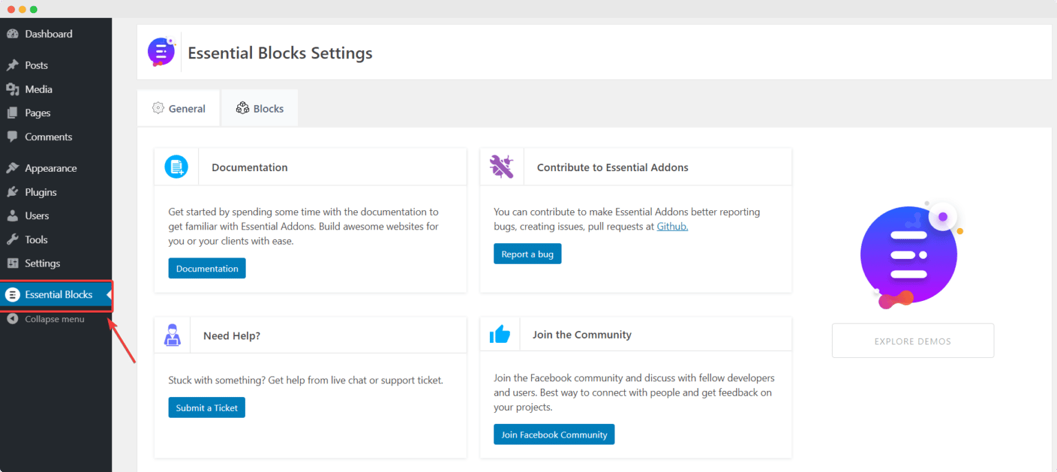 How to Install and Configure Essential Blocks - Essential Blocks