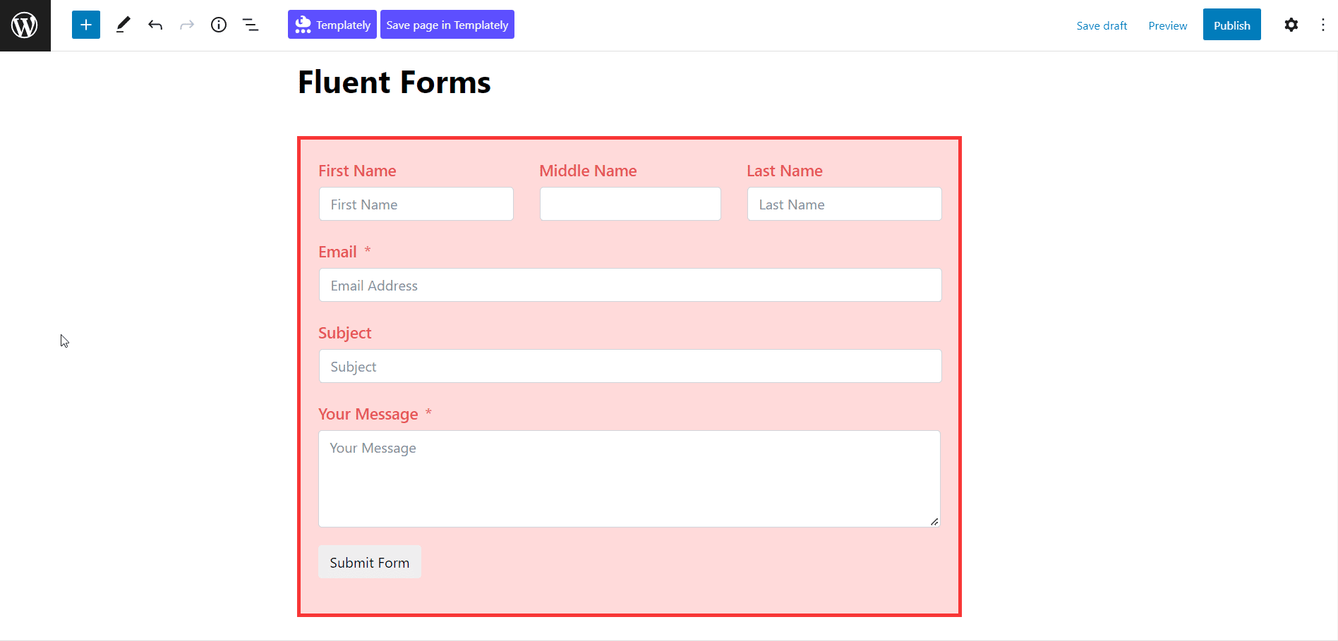 EB Fluent Forms - Essential Blocks