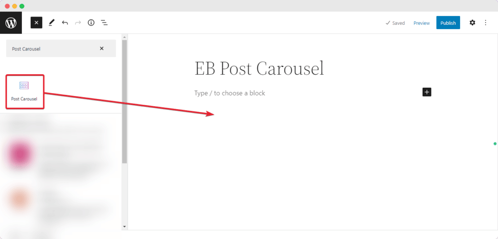 EB Post Carousel - Essential Blocks