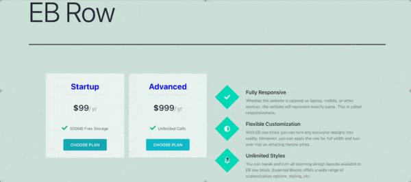 EB Row - Essential Blocks