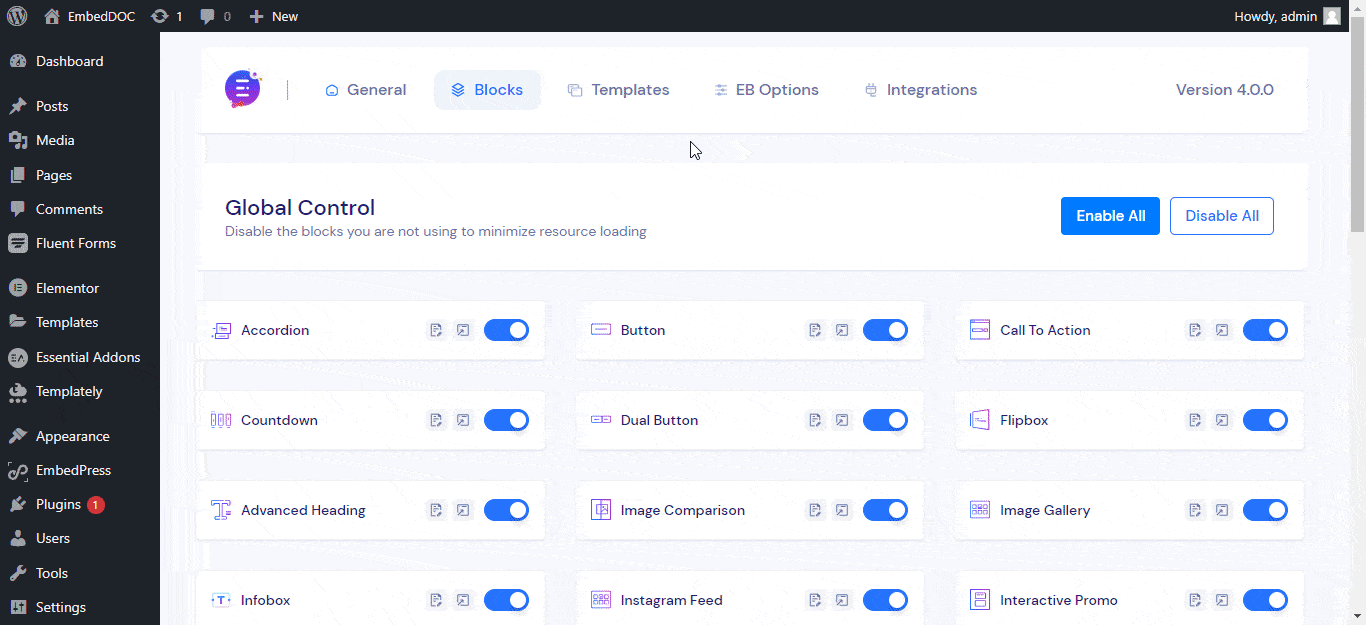 How To Configure Blocks Modular Control Of Essential Blocks? - Essential Blocks