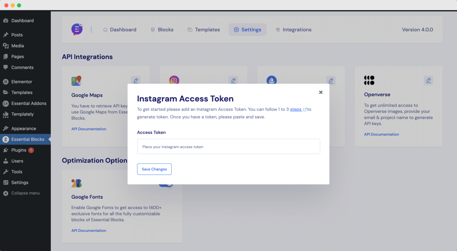 How To Retrieve Instagram Access Token For Essential Blocks? - Essential Blocks