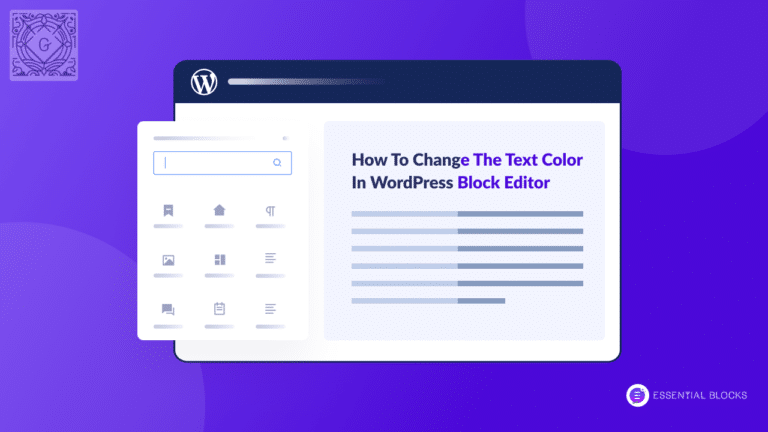 How To Change Text Color In WordPress Block Editor