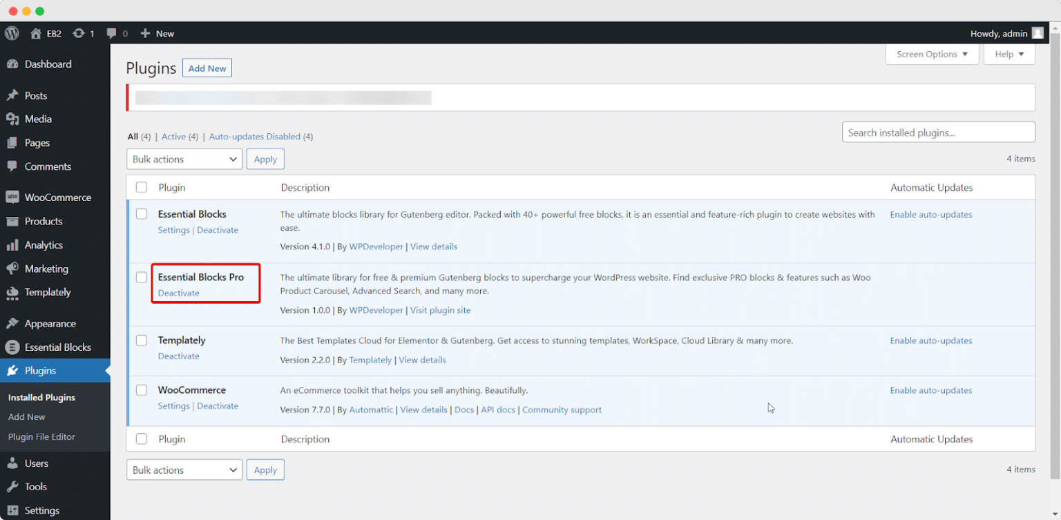 How To Install And Activate Essential Blocks PRO? - Essential Blocks