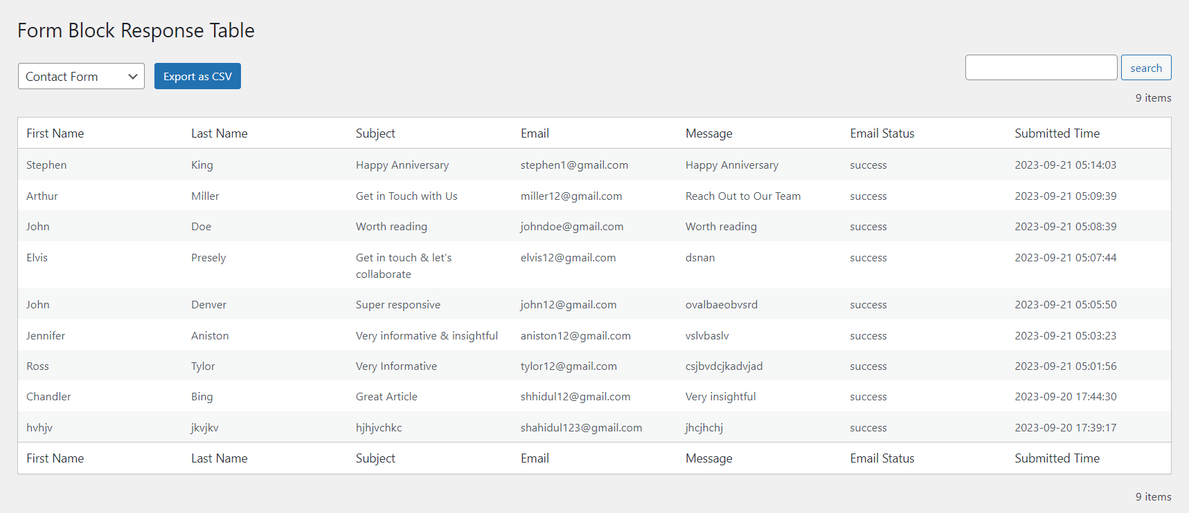 How To Collect and Analyze Form Block Responses? - Essential Blocks