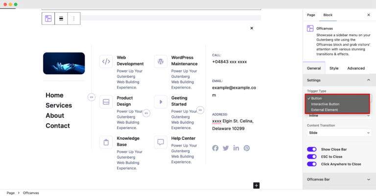 [New] How To Add An Offcanvas Content In Gutenberg Using Essential Blocks - Essential Blocks