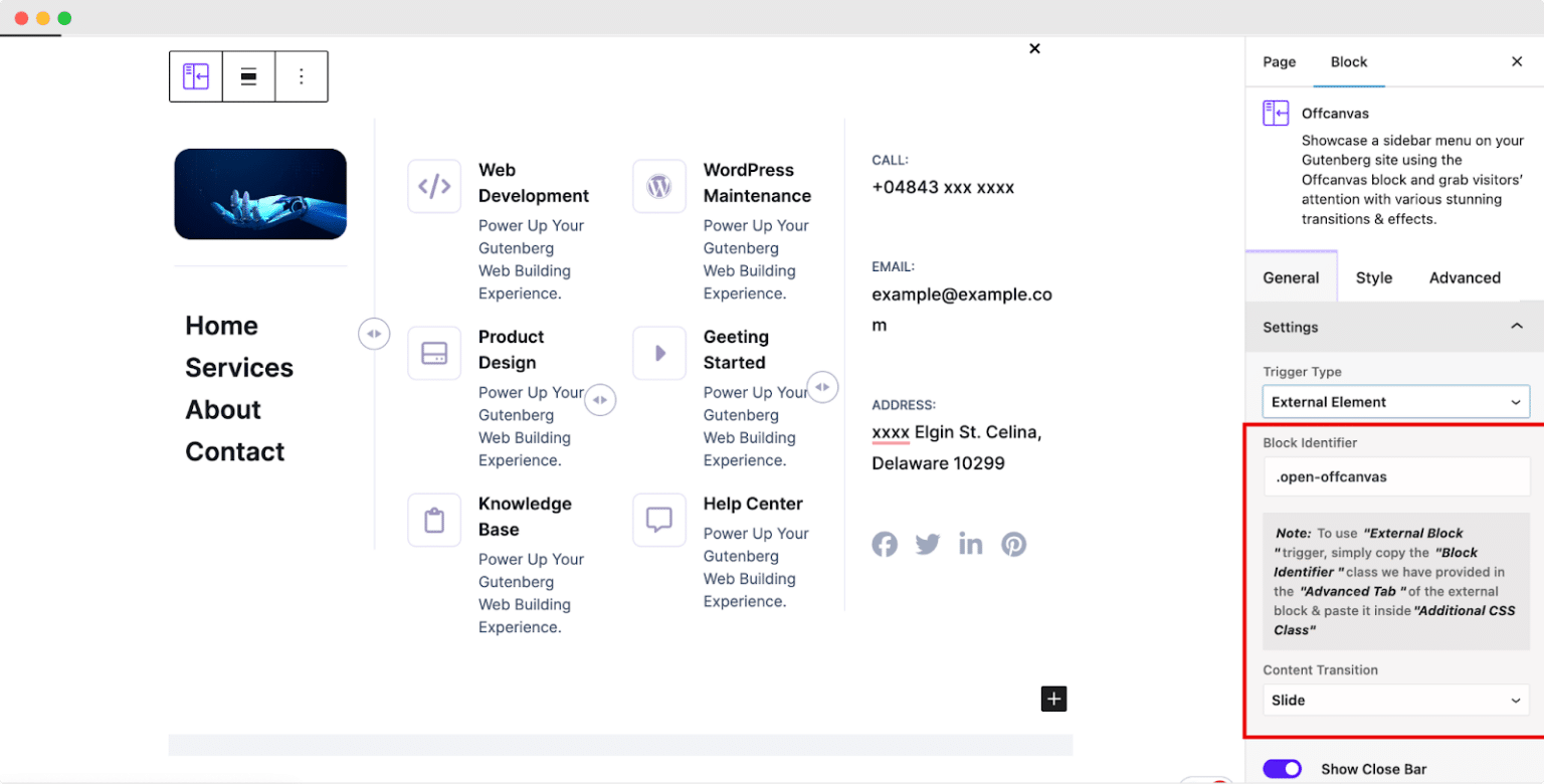 [New] How To Add An Offcanvas Content In Gutenberg Using Essential Blocks - Essential Blocks
