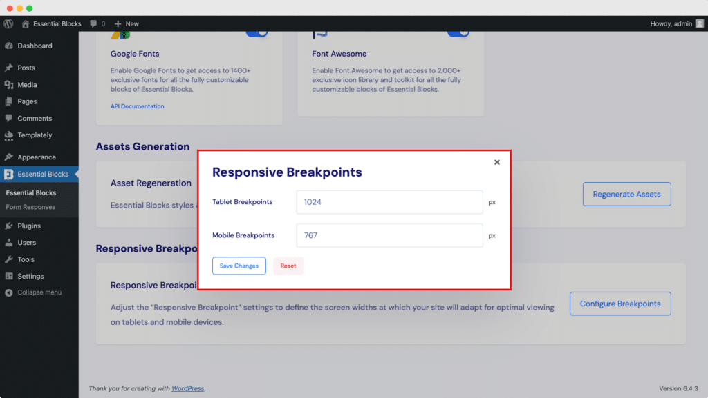 How To Customize Website Responsive Breakpoints With Essential Blocks ...