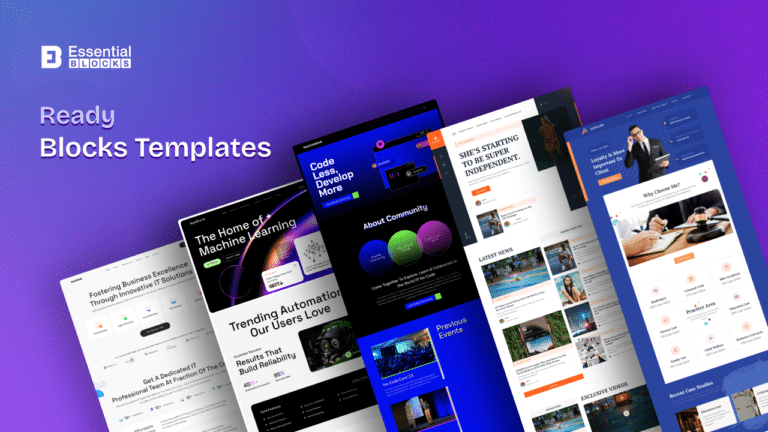 Best 7 Gutenberg Templates & Themes For WooCommerce - Essential Blocks