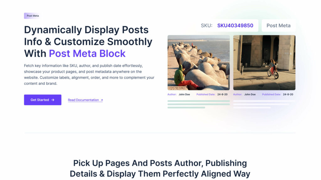 Post Meta | Essential Gutenberg Blocks for WordPress