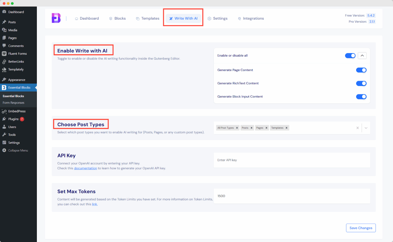How To Generate AI Content In RichText & Input Fields Using Essential Blocks - Essential Blocks
