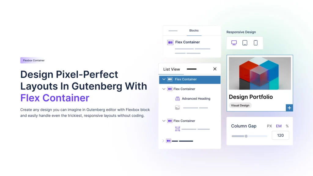 Flex Container | Essential Gutenberg Blocks for WordPress